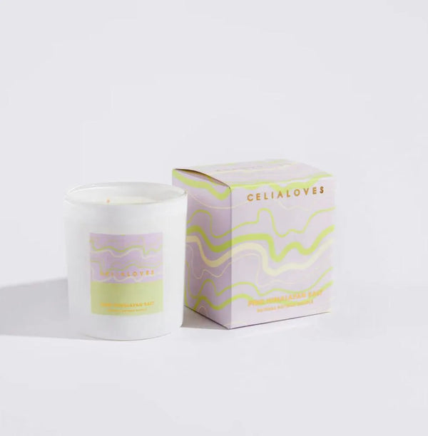 Celia Loves Pink Himalayan Salt Candle – the tartan fox
